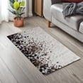 Brown Animal Fur Texture Door Mat 20x31.5 Inch Country Farm Animal ...
