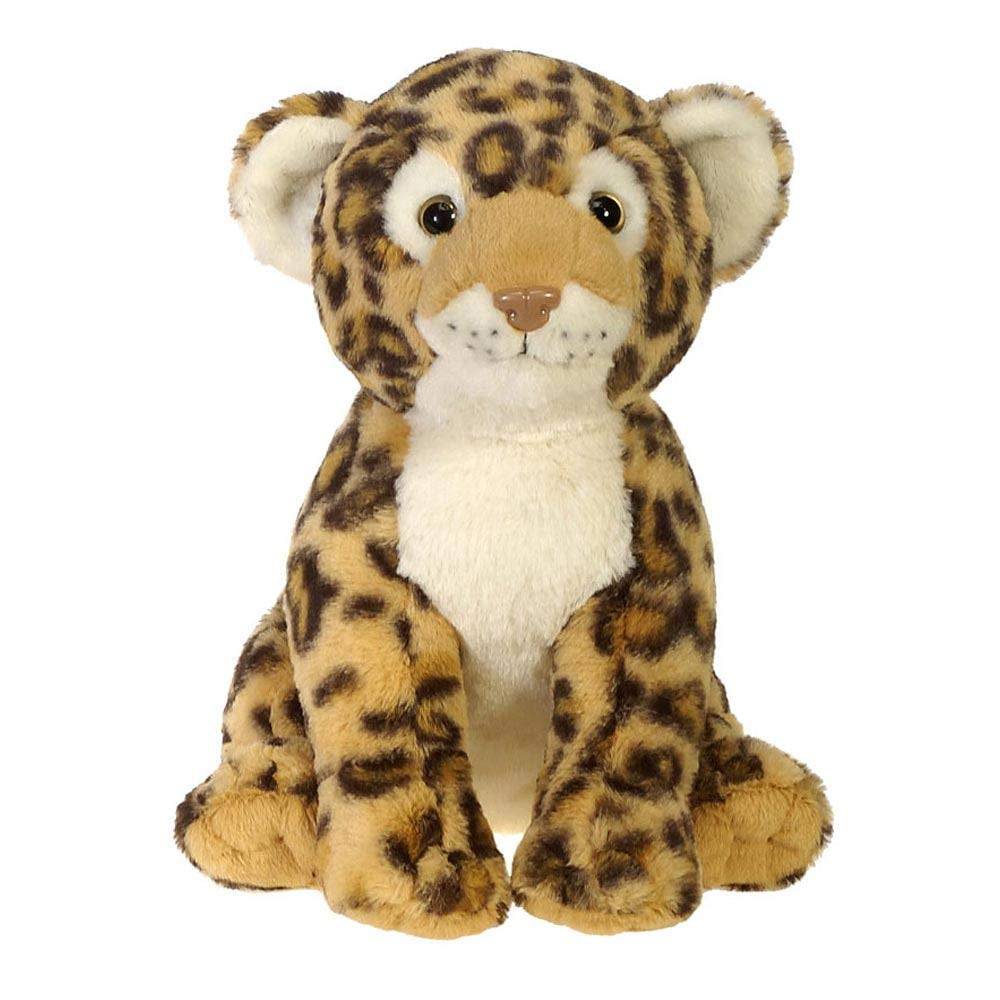 Fiesta Toys Lazybeans Sitting Leopard 11" Plush Stuffed Animal ...
