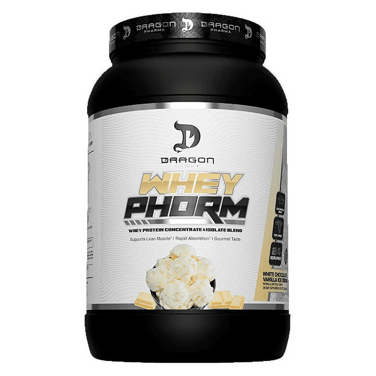 Dragon Pharma Whey Phorm White Chocolate Vainilla Ice Cream 5lbs Dragon ...