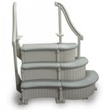 "Confer Curve Step System, Durable In-Ground Pool Steps, Adjustable ...