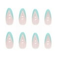 French Tip On Nails On Acrylic Nails Coffin Clear Clear Nail Plus