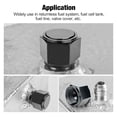 12AN Female Flare Cap Port Plug Block Off Fitting, Female Flare Cap ...