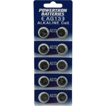 10 Pack LOOPACELL AG13 LR44 357 Button Cell Battery - Walmart.com