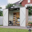 Handy Home Products Tribeca 8 ft. x 12 ft. Easy Assembly Wood Storage ...