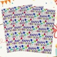 Walmart Children's Birthday Wrapping Paper, 3 Large Sheets, Colorful ...
