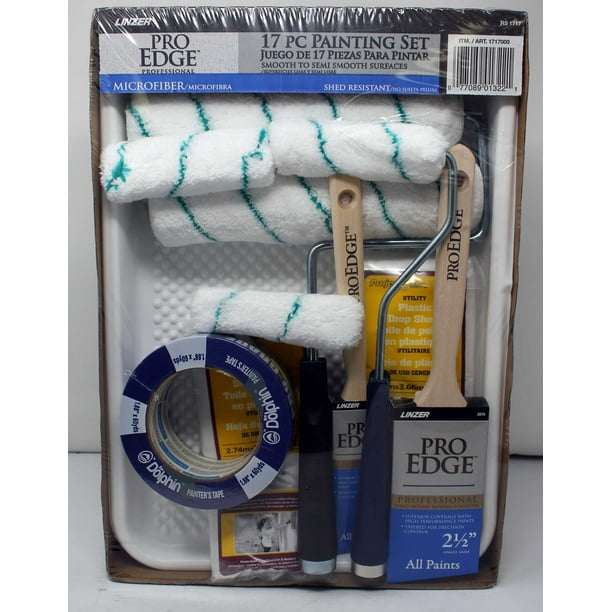 Linzer Pro Edge Professional 17 Piece Painting Set Microfiber - Walmart.ca
