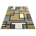 Well Woven Ruby Imagination Squares Modern Contemporary Gold Geometric ...