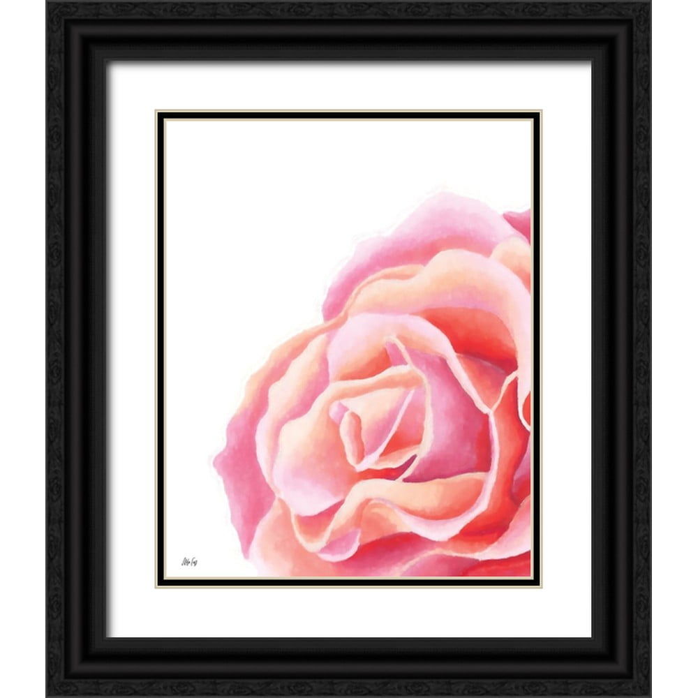 Fay, Mela 12x14 Black Ornate Wood Framed with Double Matting Museum Art ...