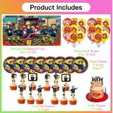 Fireman Sam Party Supplies Set Balloons Paper Plates Tableware ...