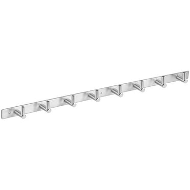 Mainstays 14 1/2 in. Wall Mounted Metal Hook Rack, 5 Single Hooks ...