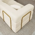 108'' Modular Sectional Sponge Compression Sofa Couch with L-Shape ...