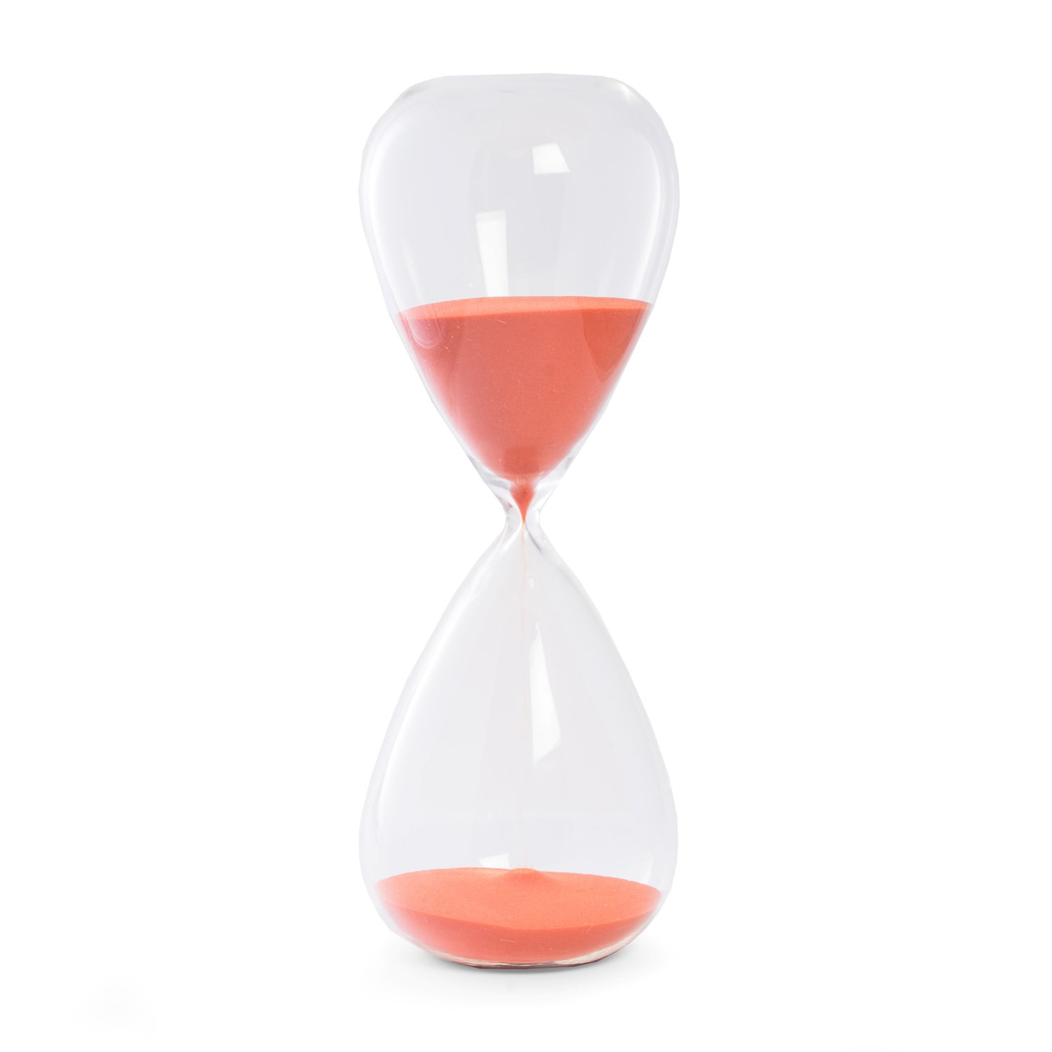 90 Minute Crystal Sand Timer with Red Orange Sand. - Walmart.com