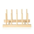 Multi-purpose Wooden Dish Rack Dishes Drying Drainer Storage Stand ...