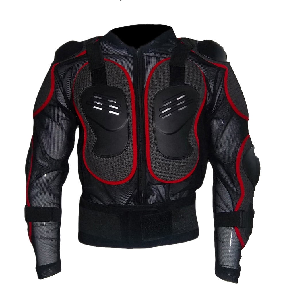 Red Motorcycle Full Body Armor Jacket Motocross Racing Spine Chest ...