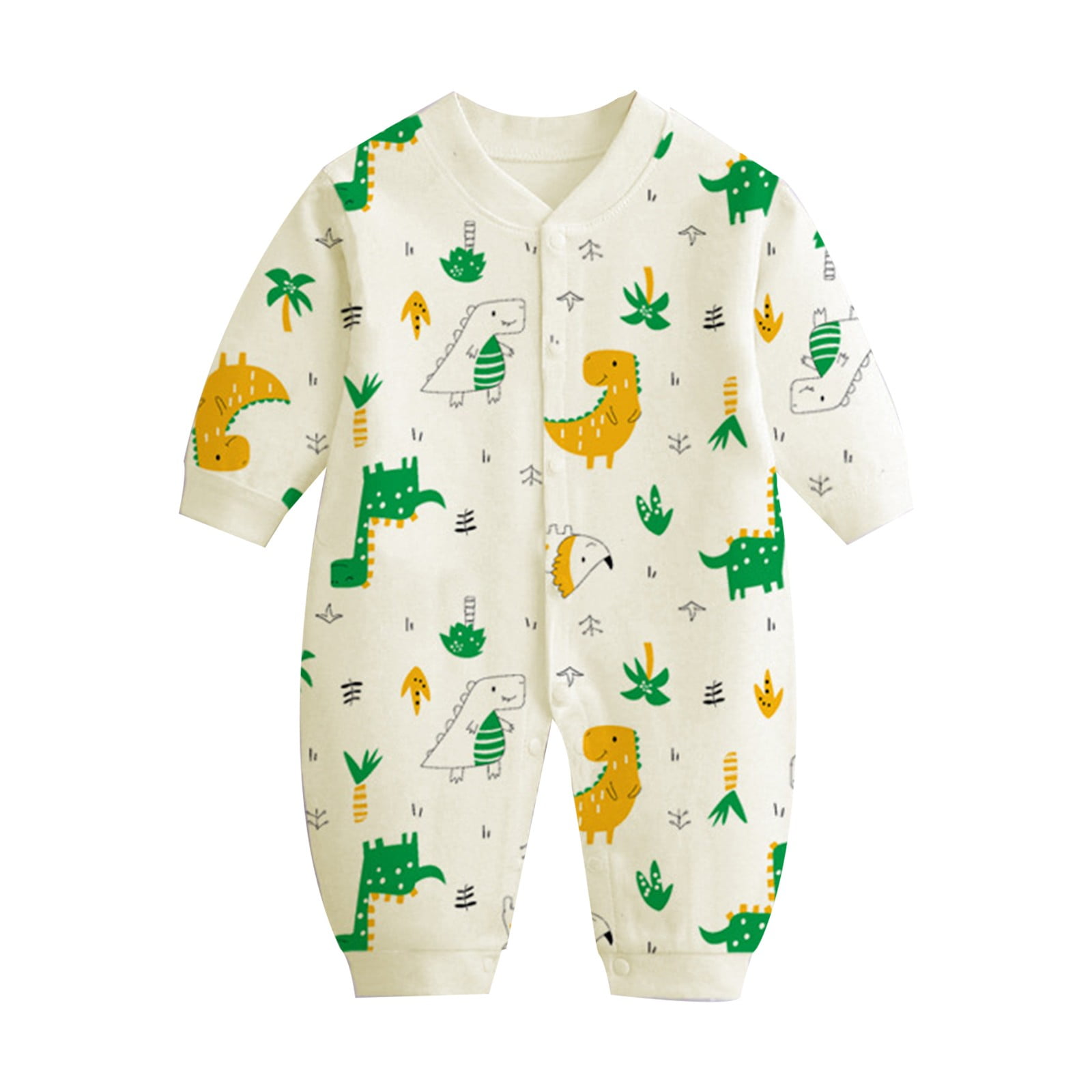 Click here for Pisexur Baby Boys Girls Cotton Rompers V Neck Long... prices