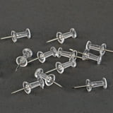 FACEGA Transparent Push Pins for Bulletin Boards, Colorful Thumb Tacks ...