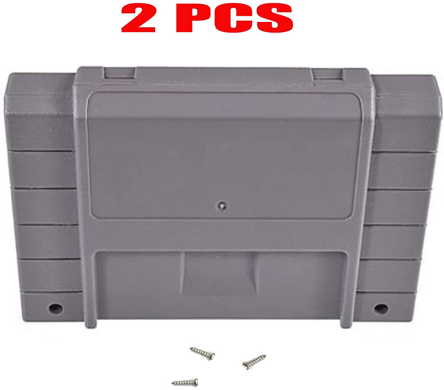 Childhood 2PCS Grey Cartridge Case shell for Super SNES Systems With ...