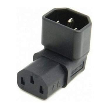 Xiwai Adapter IEC Male C14 to Up Direction Right Angled 90 Degree IEC ...