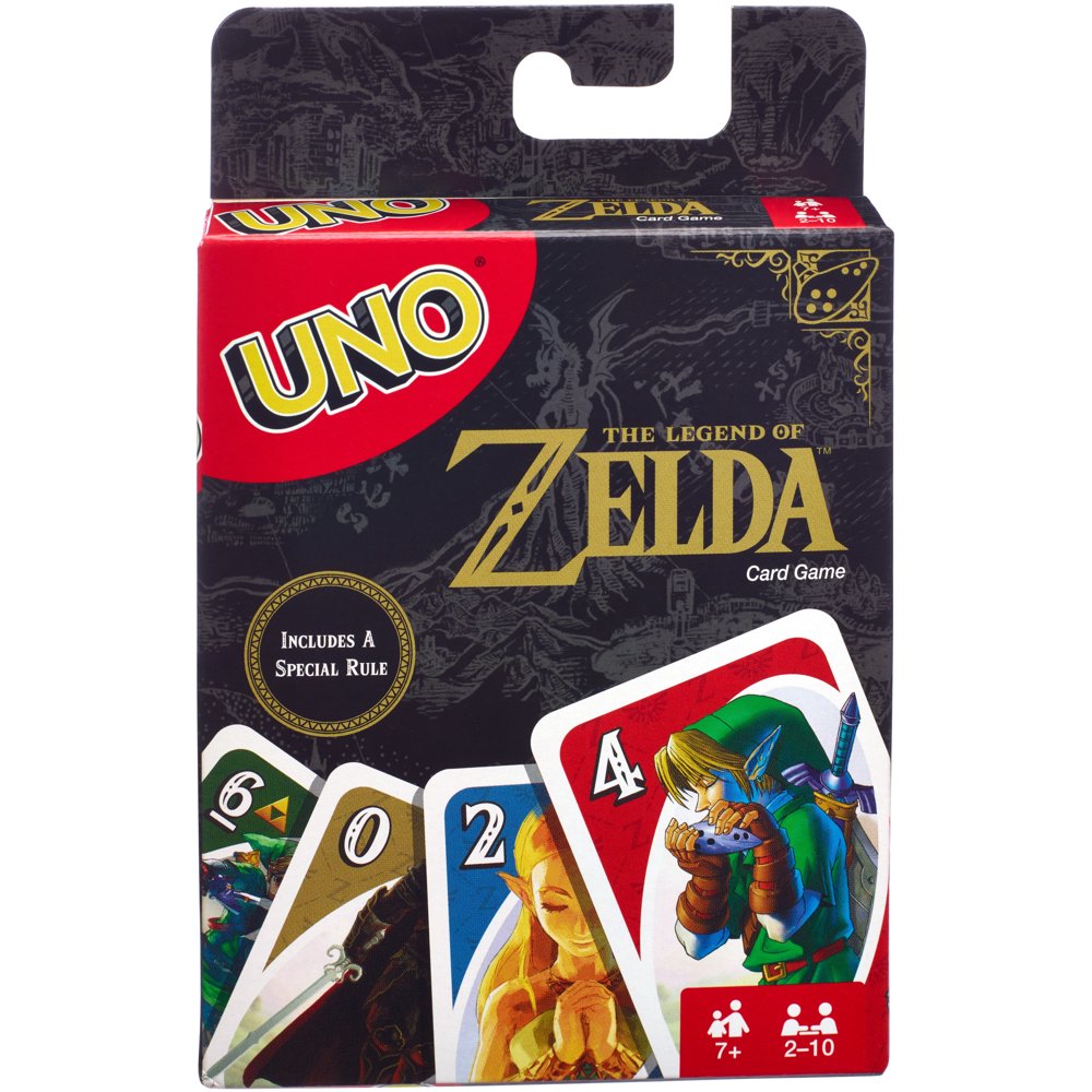 Zelda Uno Card Game Special Legend Rule Exclusive Edition - Walmart.com ...