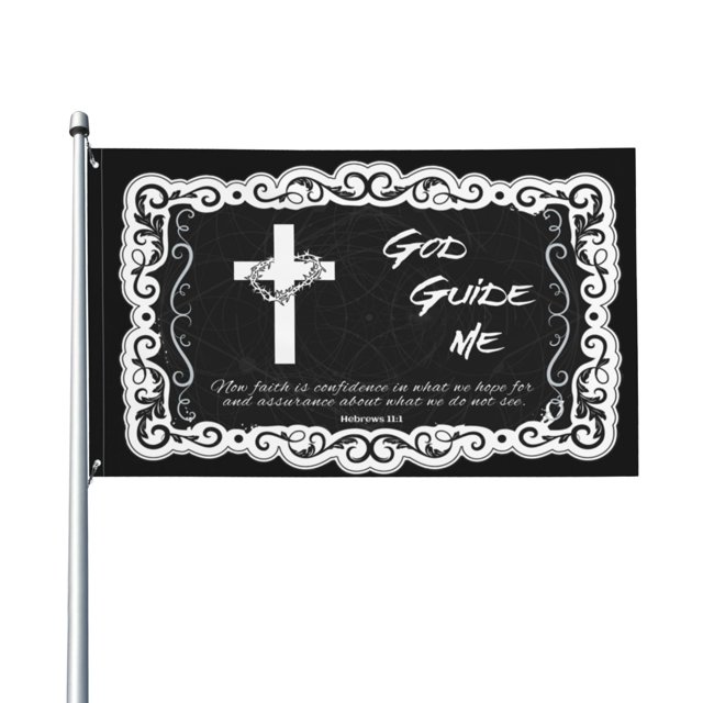 VIVACITE Christian Flag 3x5 Garden Decor Outdoor Patio Decor Front ...