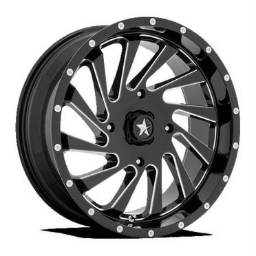 MSA Offroad Wheels Aluminum Rim M36 SWITCH 18X7in Brushed Titanium ...