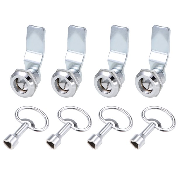 Tubular Cam Locks 22mm Cylinder Dia 52mm Long Cam Triangle Keyed Alike ...