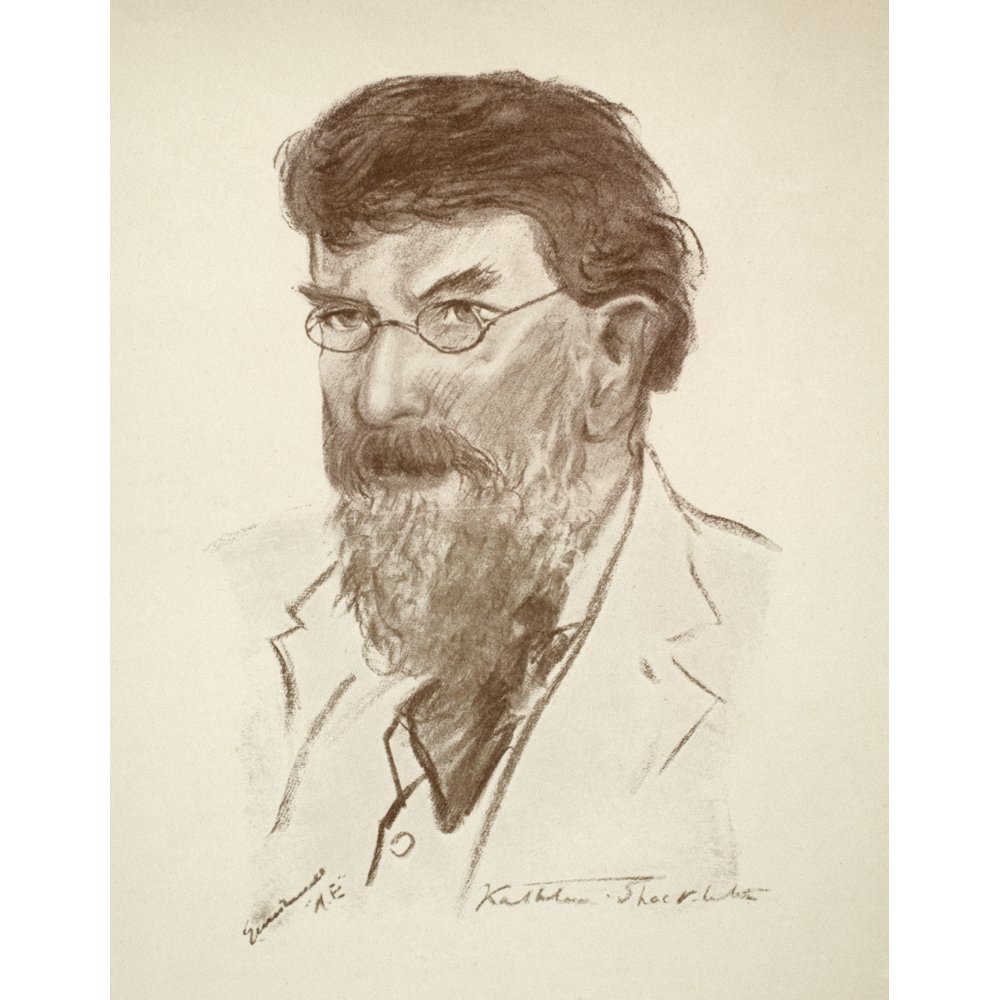 George William Russell /N(1867-1935). 'Ae.' Irish Writer. Drawing ...