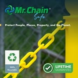 2 Inch x 125 Feet White Plastic Safety Chain Reel - Walmart.com