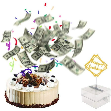 pitrice Funny Cake Money Box Money Pulling Cake Making Mold Cake ATM ...