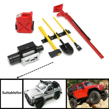 Red 1:10 Scale RC Rock Crawler Accessory Tools Set For Wraith Model D90 ...