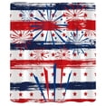 CHENjy 4th Of July Shower Curtain, 47.24x70.87 in, Independence Day ...