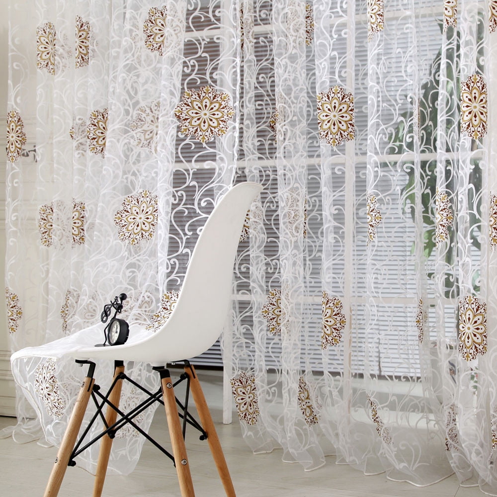 HHei_K Line String Window Curtain Tassel Door Room Divider Scarf ...