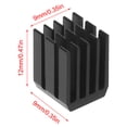 5Pcs Computer Radiator Aluminum Heatsink Heat Sink for Electronic Chip ...