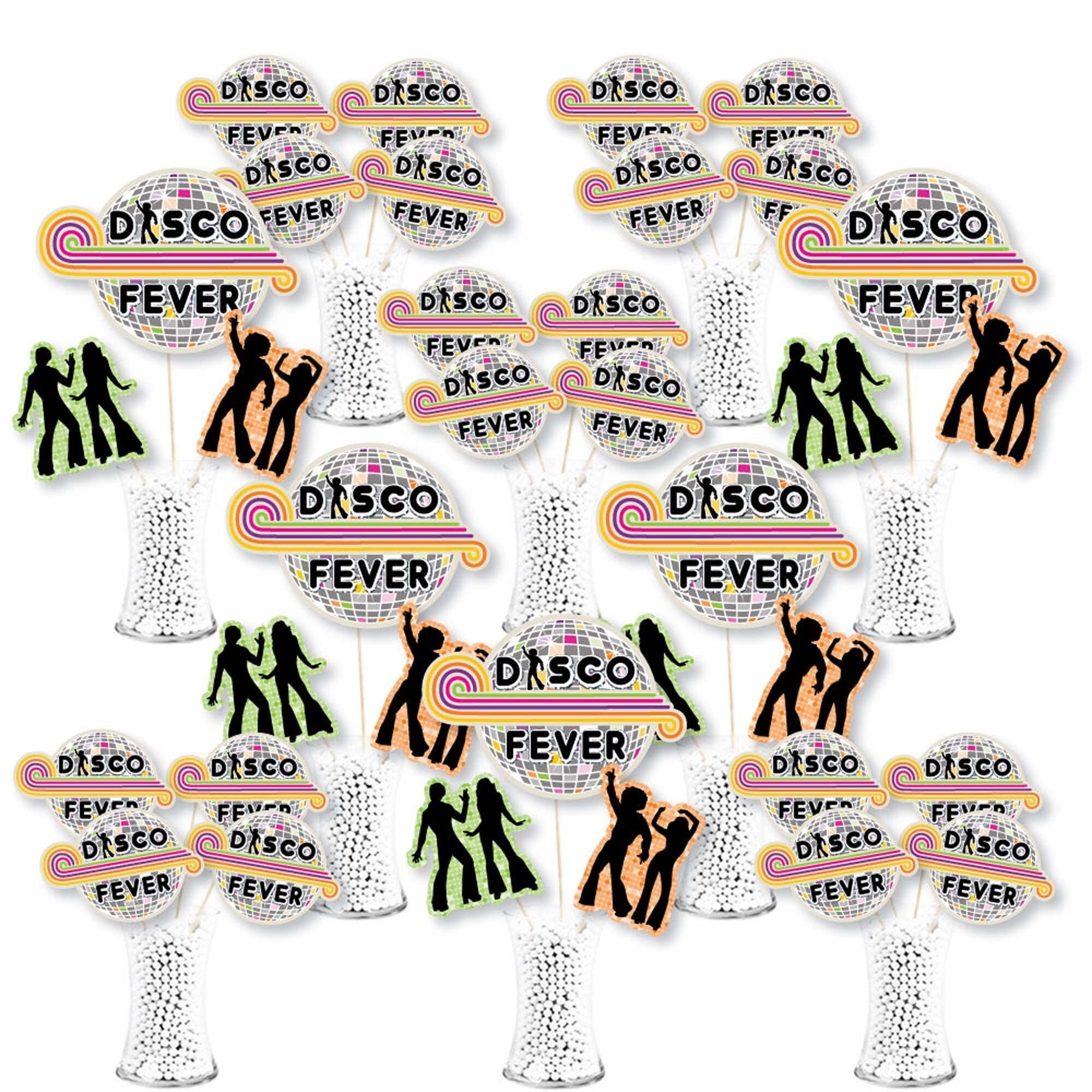 Big Dot of Happiness 70's Disco - 1970s Disco Fever Party Centerpiece ...