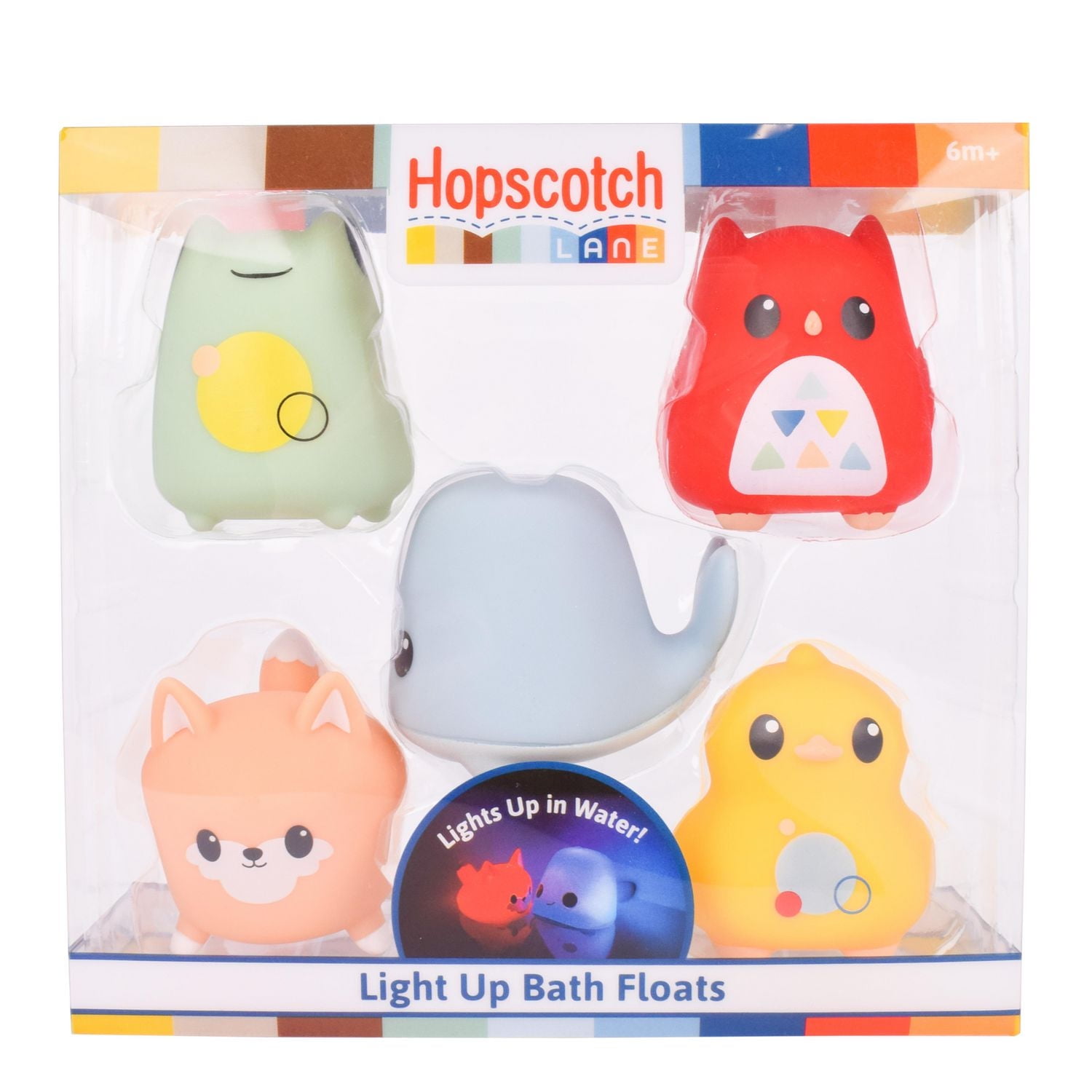 Click here for Hopscotch Lane 5 Pack Light Up Animal Bath Toys Ba... prices