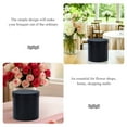 BESTYASH Flower Wrapping Boxes Black Round Paperboard Box for Wedding ...