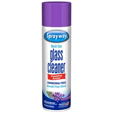 Sprayway Glass Cleaner, 23 oz, Foaming Action, Quick Drying, Effective ...