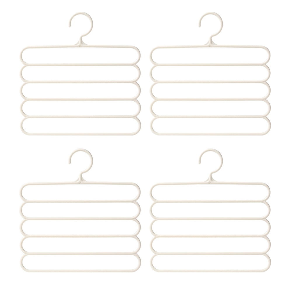 Non-Slip Trouser Hangers Space-Saving Trouser Rack for Home Wardrobe ...