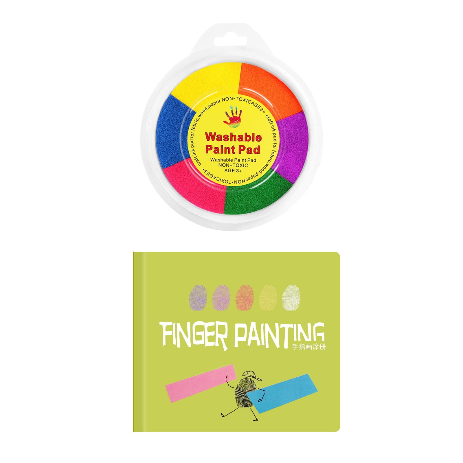 WREESH Funny Finger Painting Kit Finger Drawing Toys Kid Finger Paint ...