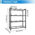 12-Tray Water Jug Rack, Heavy Duty 5 Gallon Bottle Holder Stand, 4-Tier ...