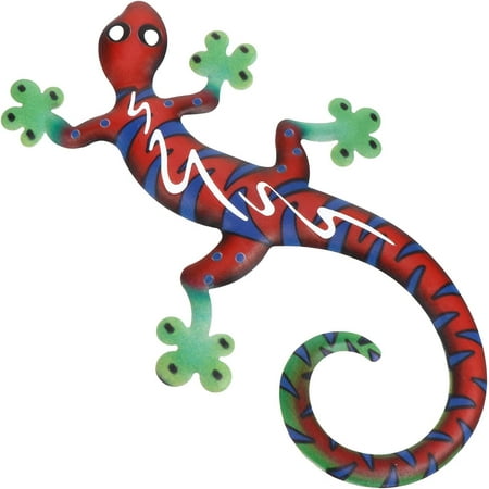 Iron Gecko Wall Decor Hanging Gecko Wall Sculpture Metal Lizard Art ...