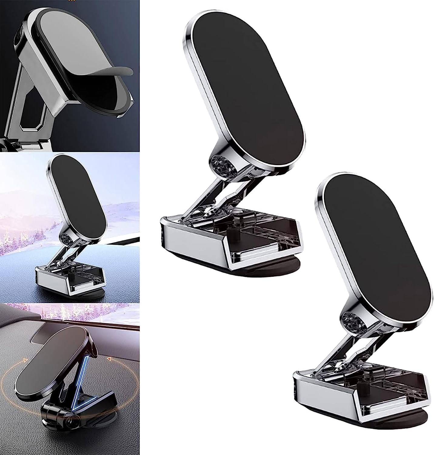 Folding Magnetic Car Phone Holder Goodnessk -Folding Magnetic Car Phone ...