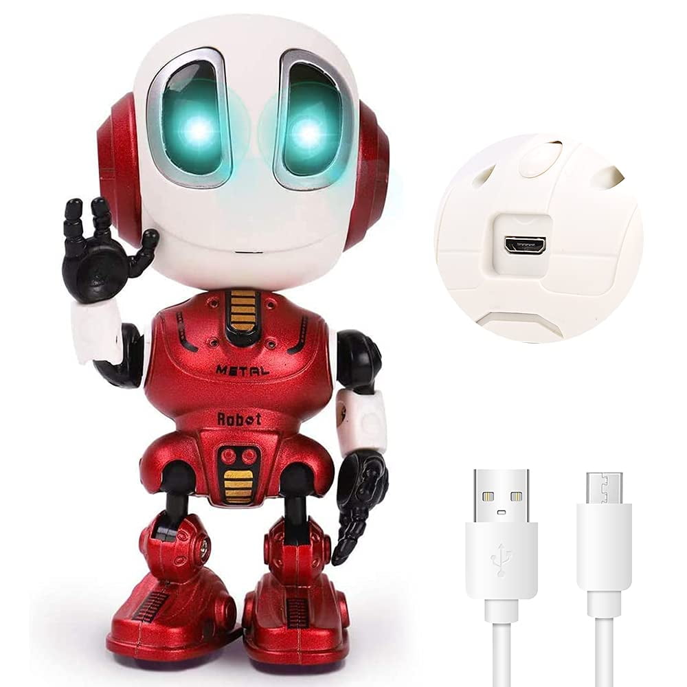 Talking Robot Toys for Kids - Rechargeable Mini Robot with Recording ...