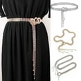Blingbling Waist Belt Aesthetic Rhinestones Photo Props Waist Belt for ...