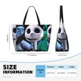 Lsque The Nightmare Before Christmas Beach Travel Bag - Water-Resistant ...