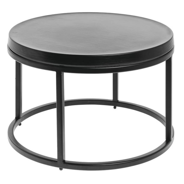 HUBERT® Black Display Riser with Black Top - 11 1/5"Dia x 7 1/8"H ...