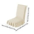 Cevemin Thickened Quilted Chair Covers with Backrest - Full Coverage ...