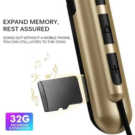 Neckband Earphone Magnetic Comfortable SD Card 32g headset call ...