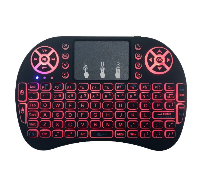 Keyboard Wireless mini-keypad with backlit mini-board handheld mini ...