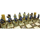 Medieval Times Crusades Arabian Vs Christian Chess Set W14" Mosaic ...